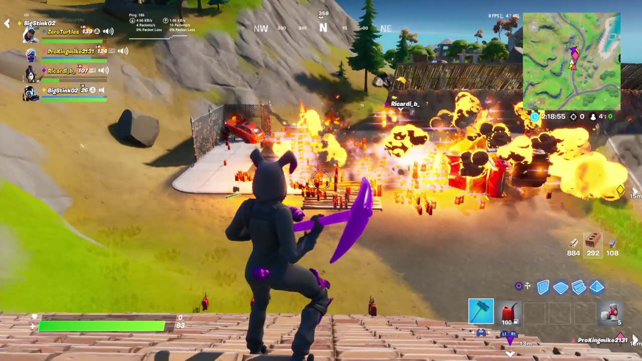 Biggest explosion in fortnite - YouTube
