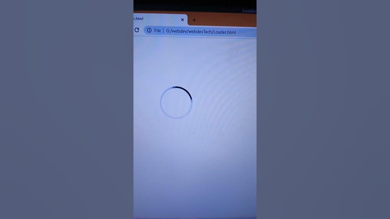 🌀making Loader With Me By Using Html And Css 🧑‍💻 Html Cssanimation