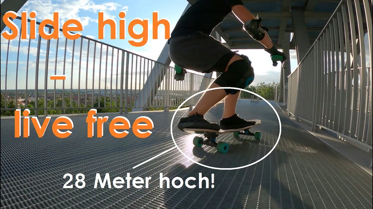 Longboard Slides in Crazy Heights! - Freeride Edit Bitterfelder Bogen ...