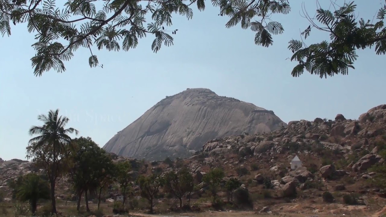 Madhugiri hills shot from different perspectives - YouTube