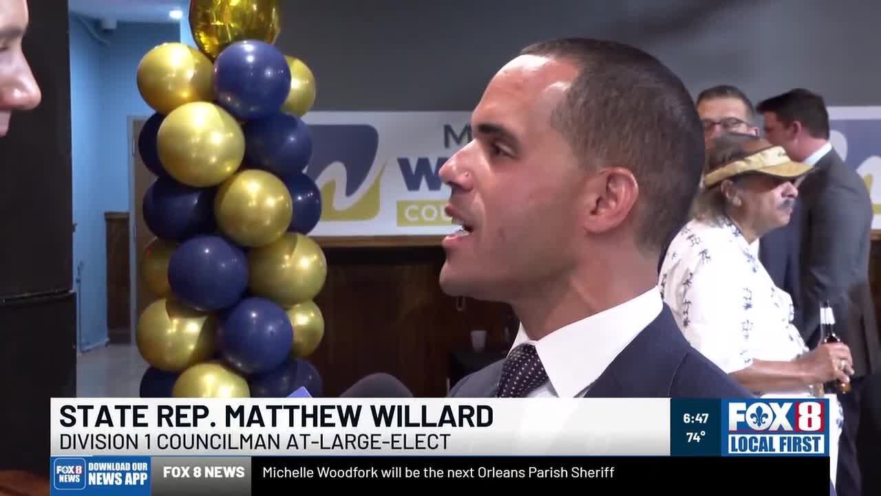 Matthew Willard claims New Orleans at-large council seat, defeating ...
