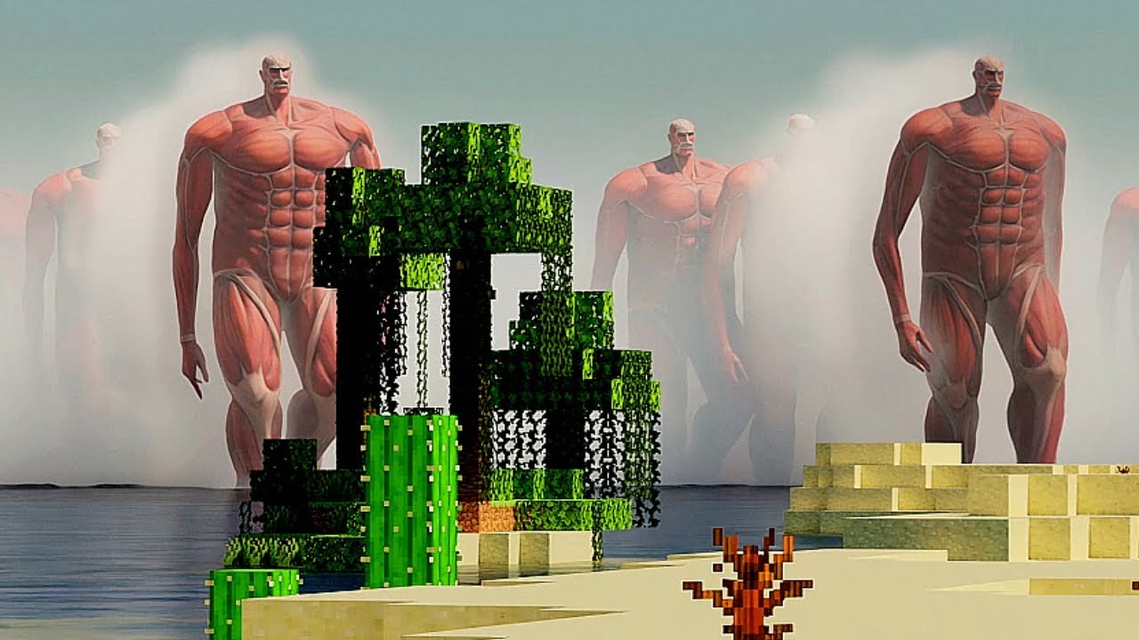 The Rumble has entered Minecraft, Attack on Titan cgi - YouTube