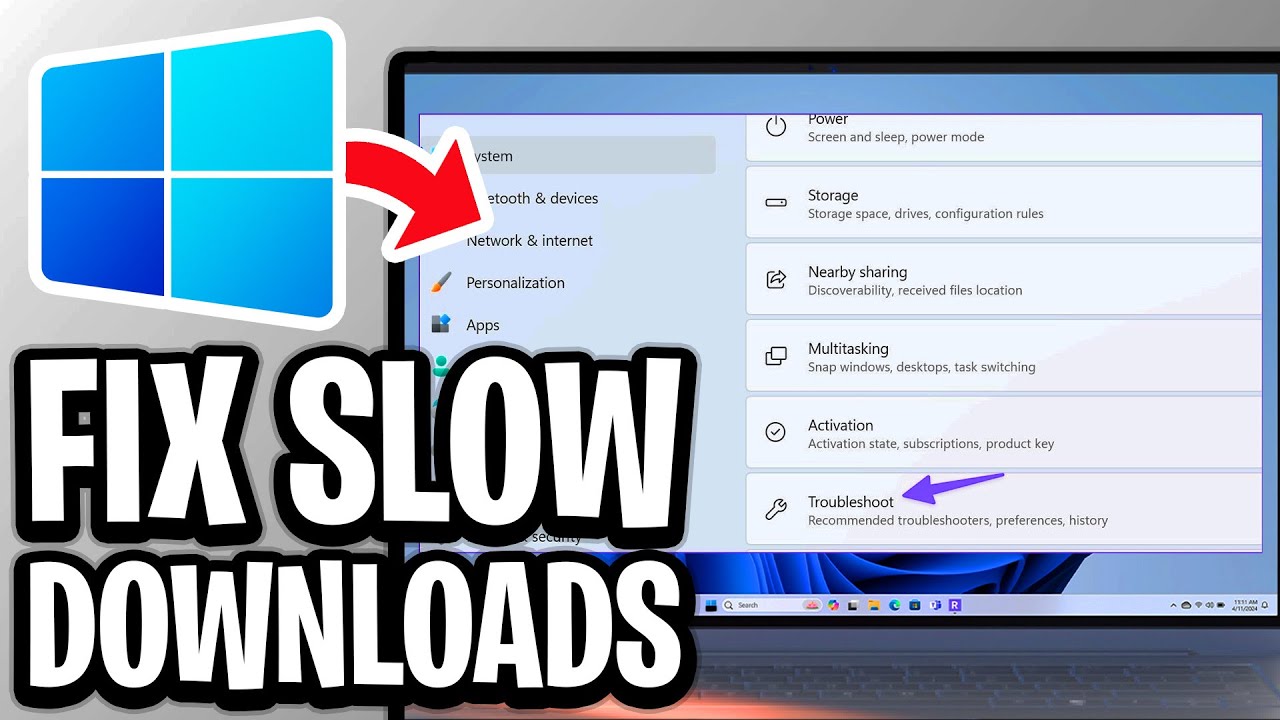 How To Fix Slow Download Speeds In Windows 11 - Step By Step - YouTube