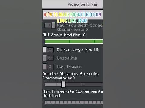 How make Bedrock Look Like Java - YouTube