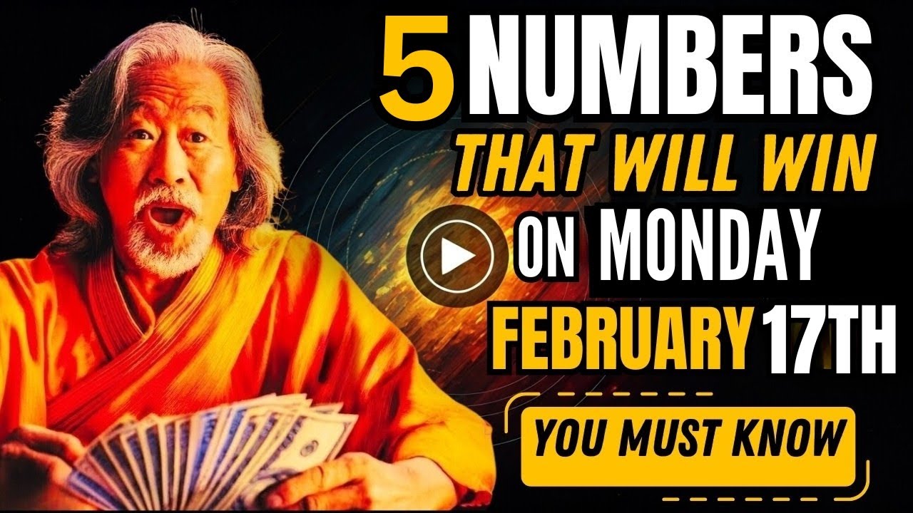 "Lucky Numbers 5 Magical NUMBERS TO WIN JACKPOT on 17th February 2025 ...