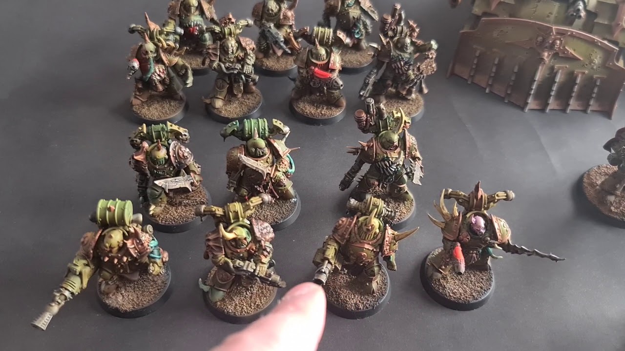 Death Guard Army showcase! - YouTube