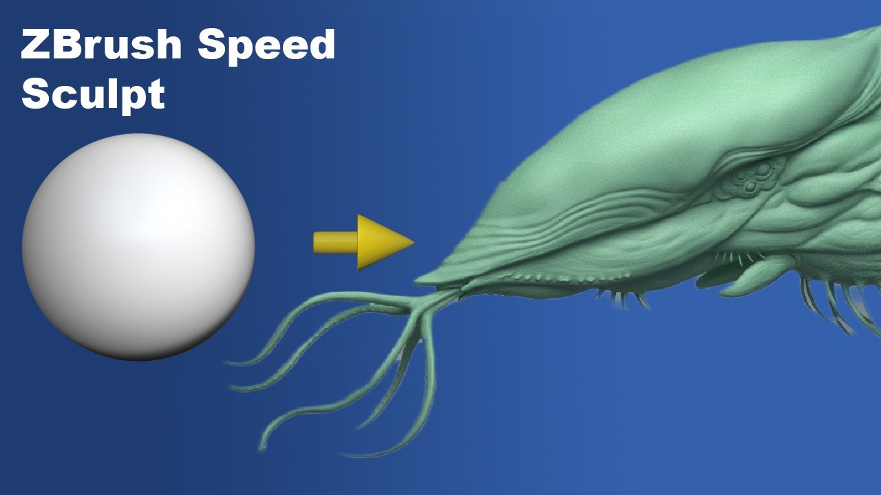 ZBrush Head Sculpt-Based on Nick De Spain concept art. - YouTube