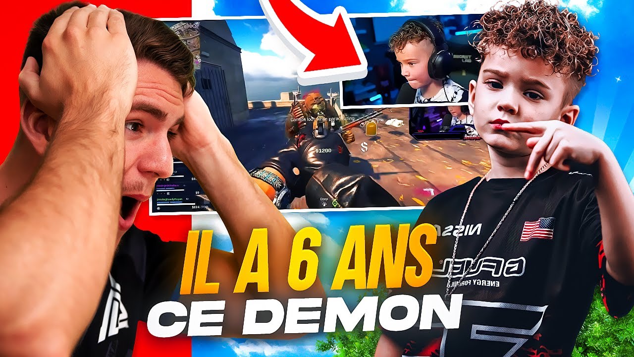 IL A 6 ANS et C'EST UN DÉMON SUR WARZONE.. Je RÉAGIS À ROWDY ROGAN CE ...
