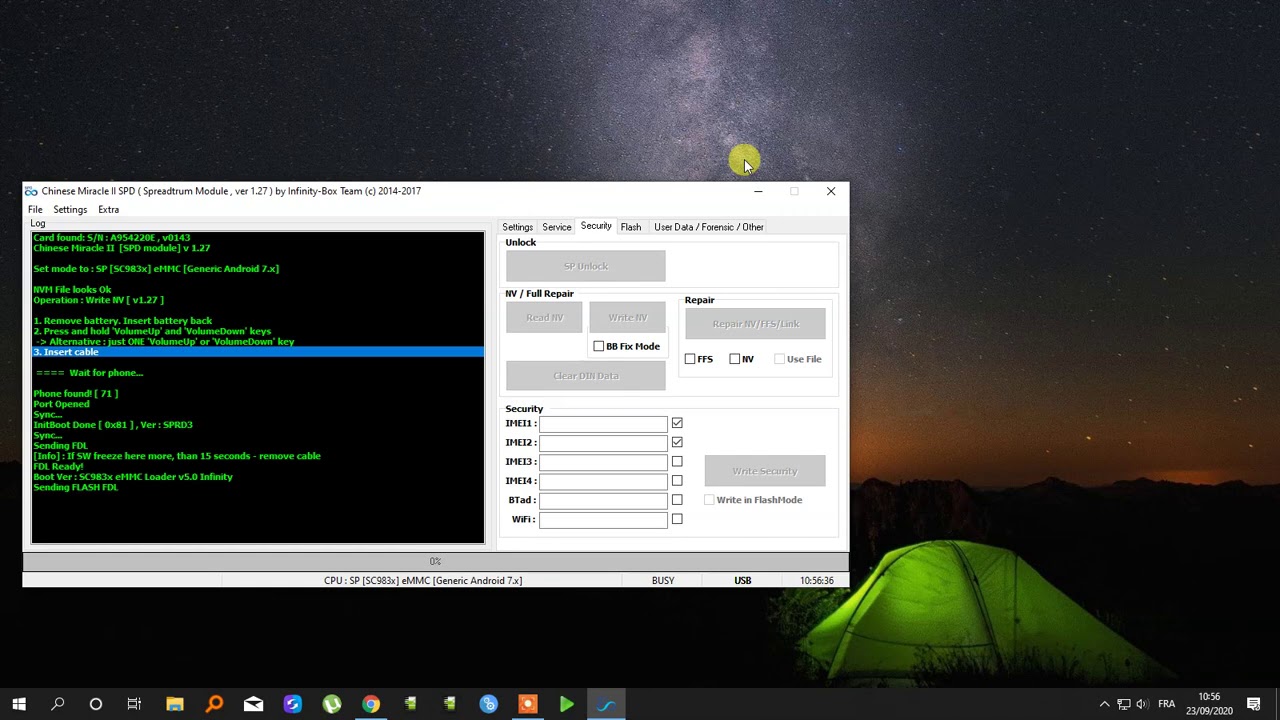 Condor T2 imei repair - YouTube