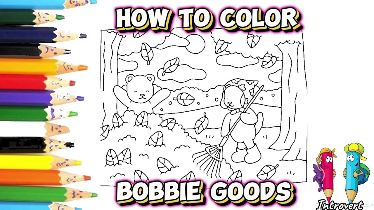 Coloring Bobbie Goods, Coloring pages, Paint for kids and toddlers ...