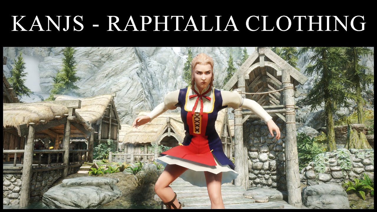 Kanjs - Raphtalia Clothing: Skyrim mod - YouTube