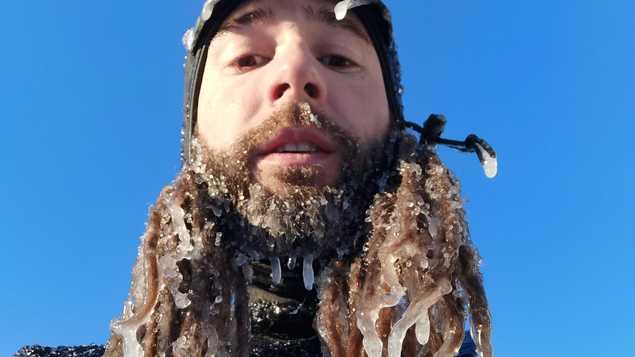 My Ice Beard Growth Counted by Number of Waves I've Surfed 🥶😂 Wait ...