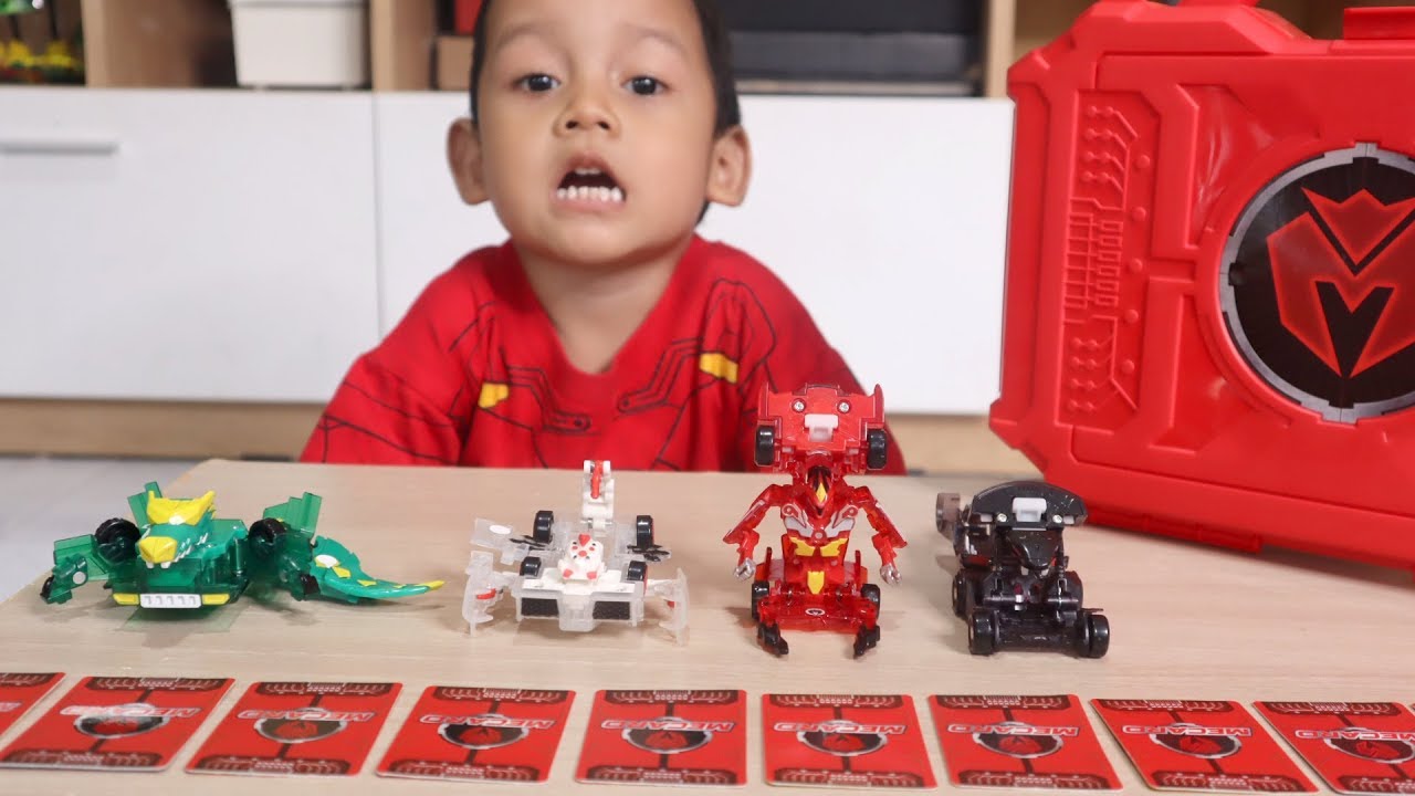 Otomatis Berubah Robot Mecard Venoma, Dokory, Shuma, Crocky ...