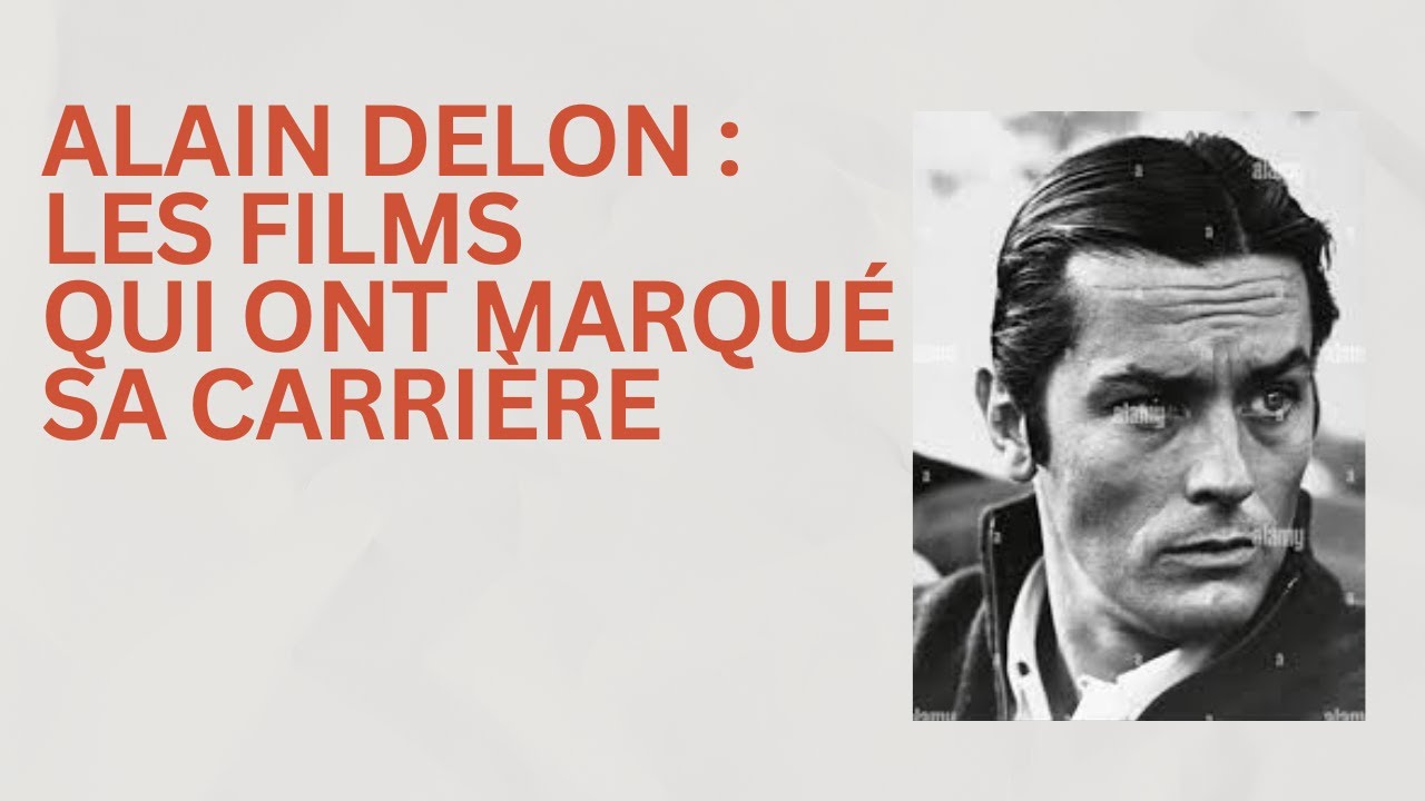 ALAIN DELON : LES FILMS QUI ONT MARQUÉ SA CARRIÈRE #icone #cinema # ...
