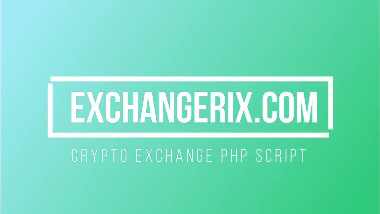 Exchangerix - PHP E-currency Exchange Script - YouTube