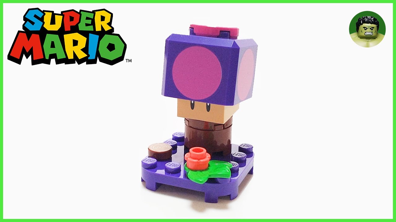 LEGO Super Mario Character Packs Series 2 71386 - Poison Mushroom - YouTube