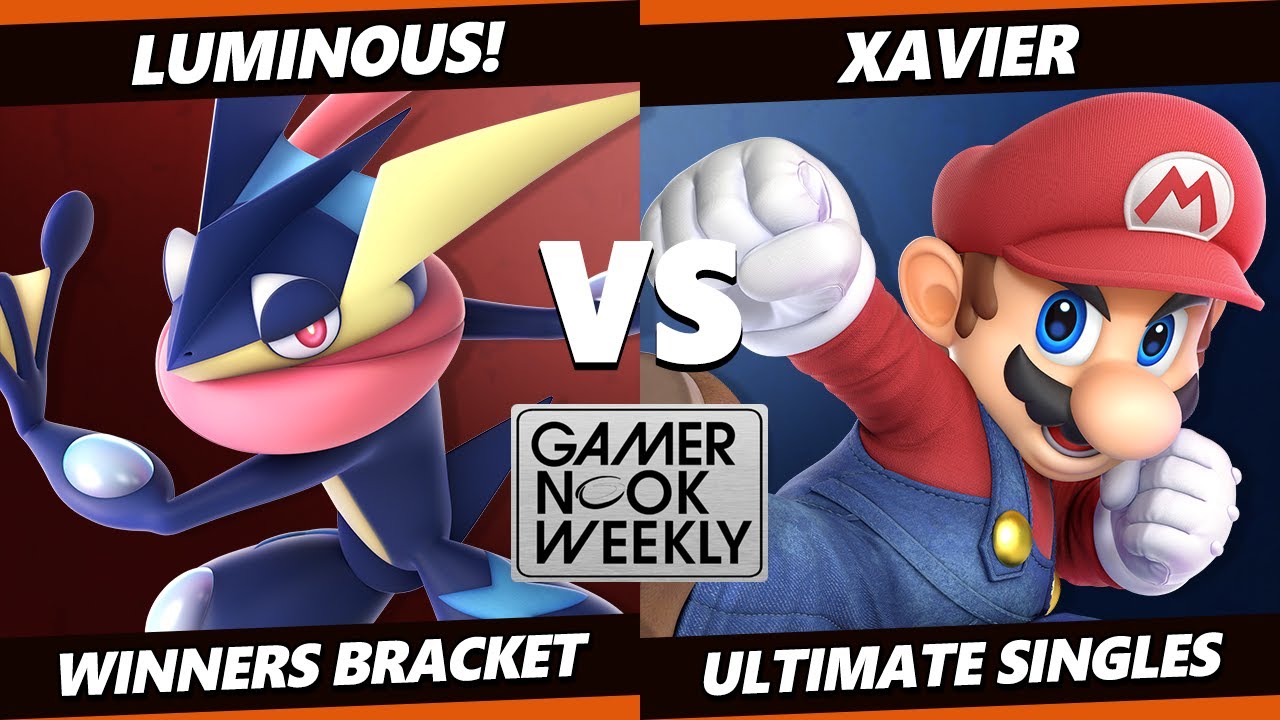 GNW 3 - Luminous! (Greninja) Vs. xavier (Mario) Smash Ultimate - SSBU ...