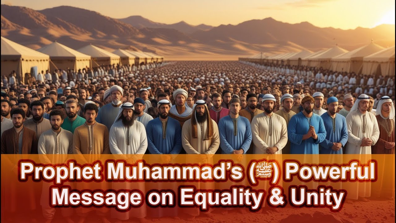 💖Prophet Muhammad’s (PBUH) Powerful Message on Equality & Unity - YouTube
