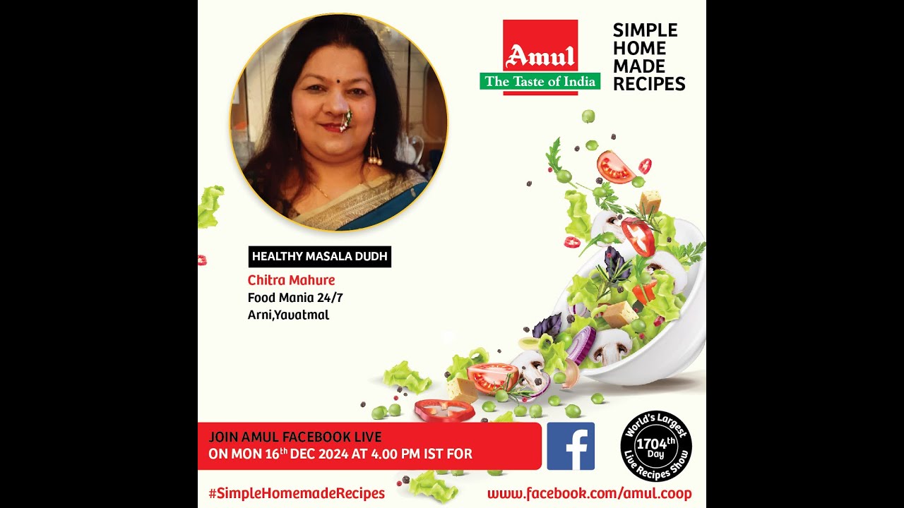 Chef Chitra Mahure, Episode 9072 #SimpleHomemadeRecipes Facebook Live - YouTube