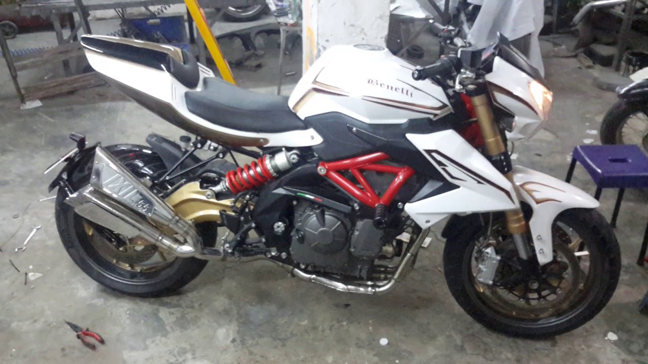 Customised Benelli 600i by Rebel Customs - YouTube
