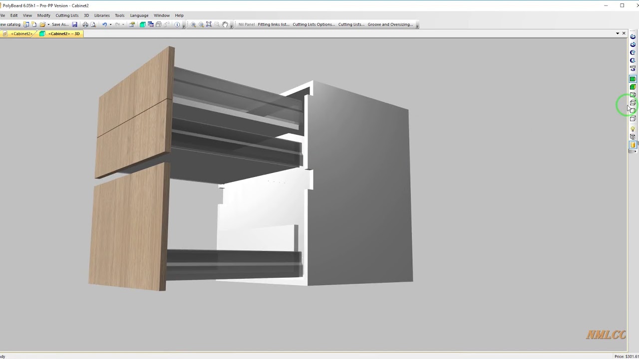 29-Polyboard-Cabinet with handles groove(Gola) - YouTube