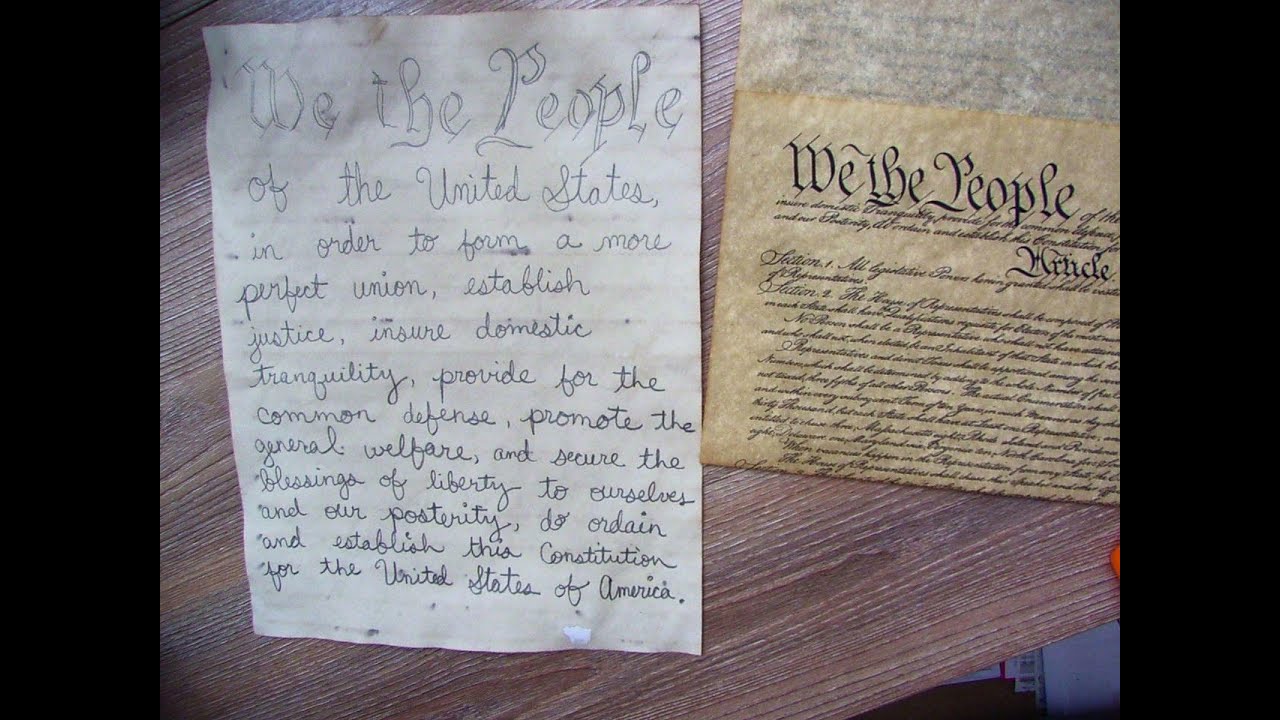 Create your own preamble - YouTube