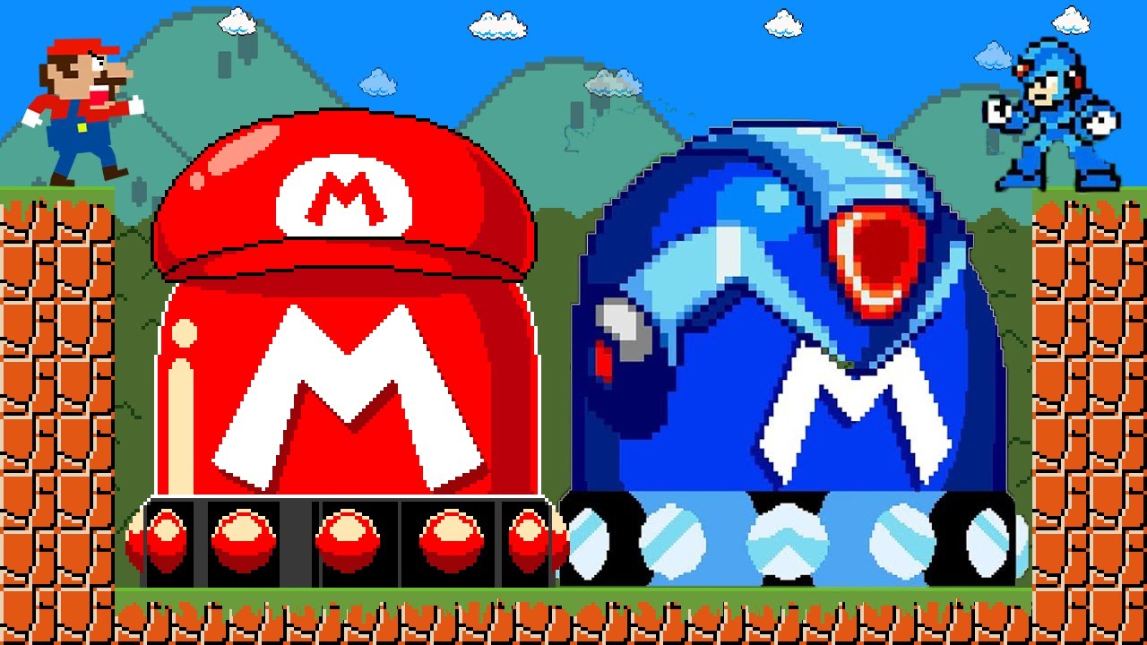 Can Mario Collect MARIO - MEGA MAN Switch in New Super Mario Bros Wii ...
