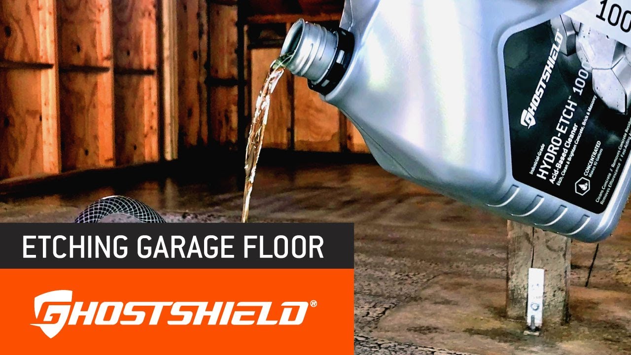 Ghostshield In the Field - Garage Floor Etching - YouTube