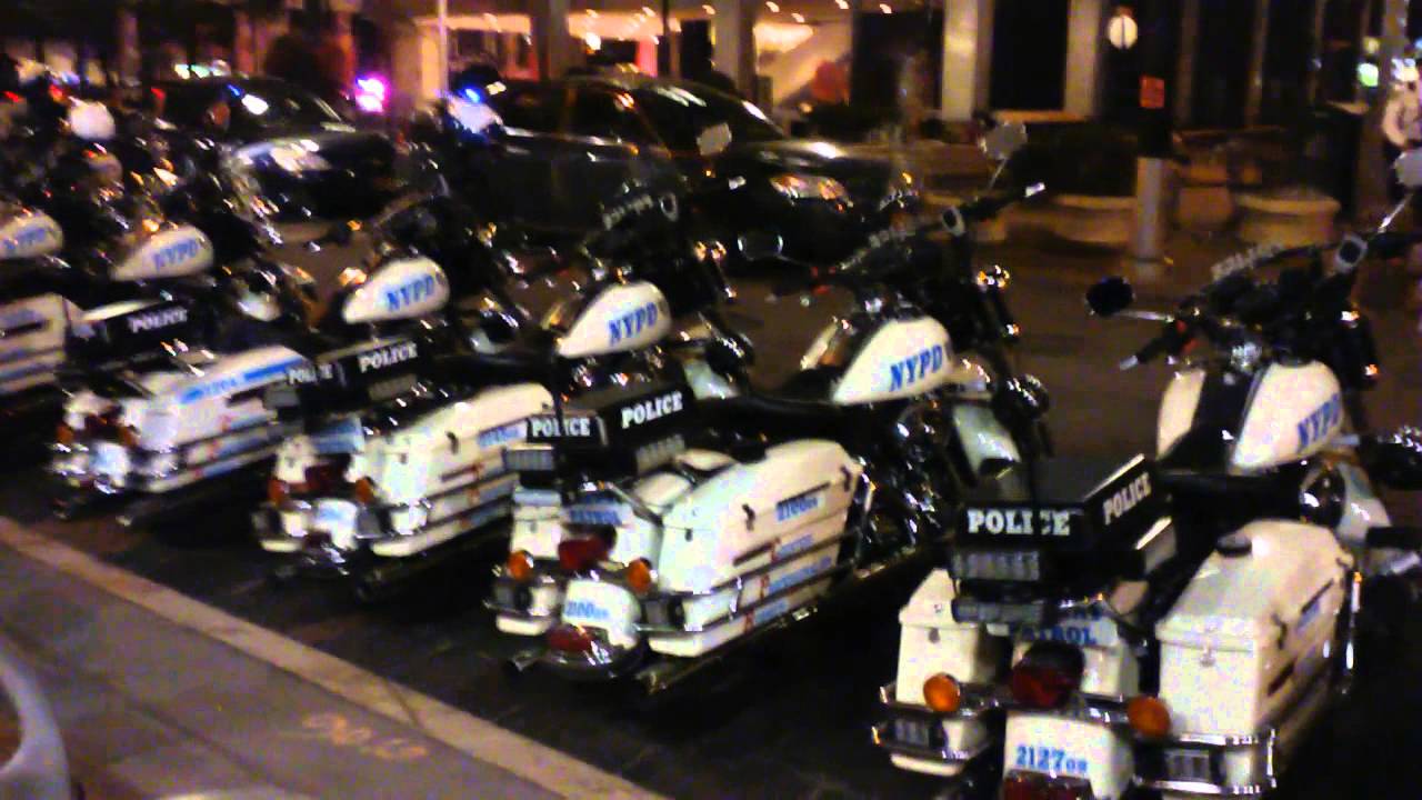 Exclusive Look At NYPD Motorcycle Units Mobilized After President Obama ...