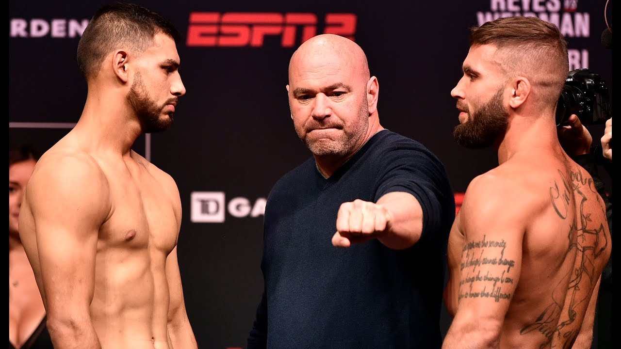 UFC Boston: Careos Pesaje - YouTube