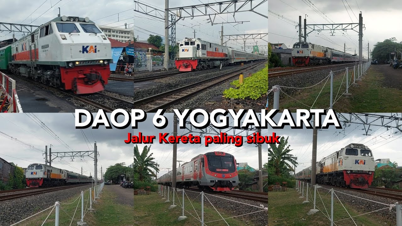 Kompilasi Hunting Kereta api di daerah DAOP 6 YOGYAKARTA #keretaapi ## ...