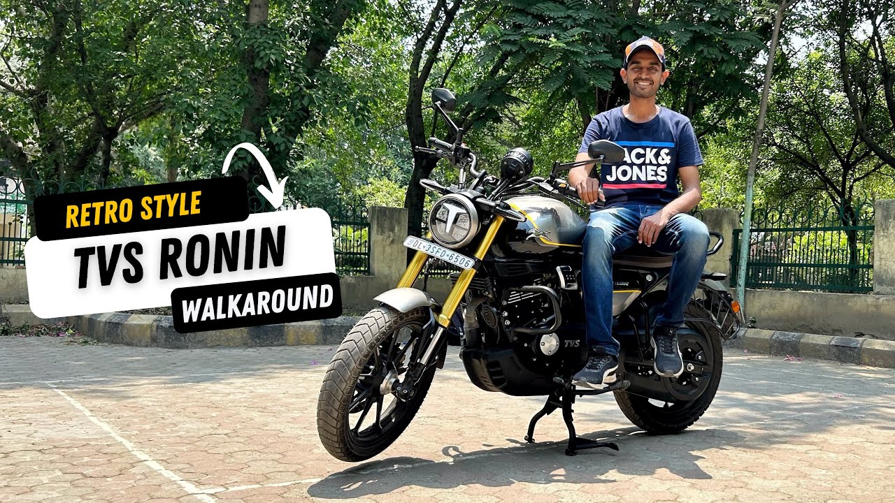 TVS Ronin : Modern Features + Retro Design 🔥 Most Detailed Walk-around ...
