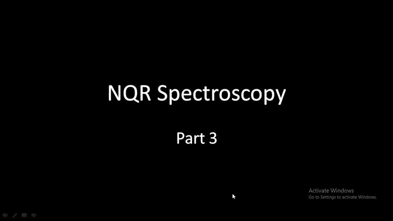 PART 3 - NQR Spectroscopy | Relationship b/w Quadrupole coupling ...