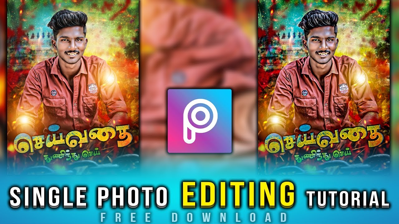 Single Photo Editing Tutorial In Picarts || Mobile Editing Tutorial # ...