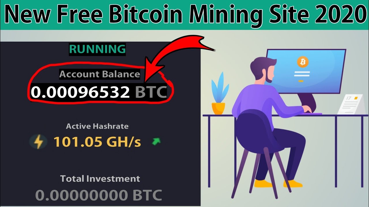 New Free Bitcoin Mining sites 2020 | New Bitcoin Mining site - YouTube
