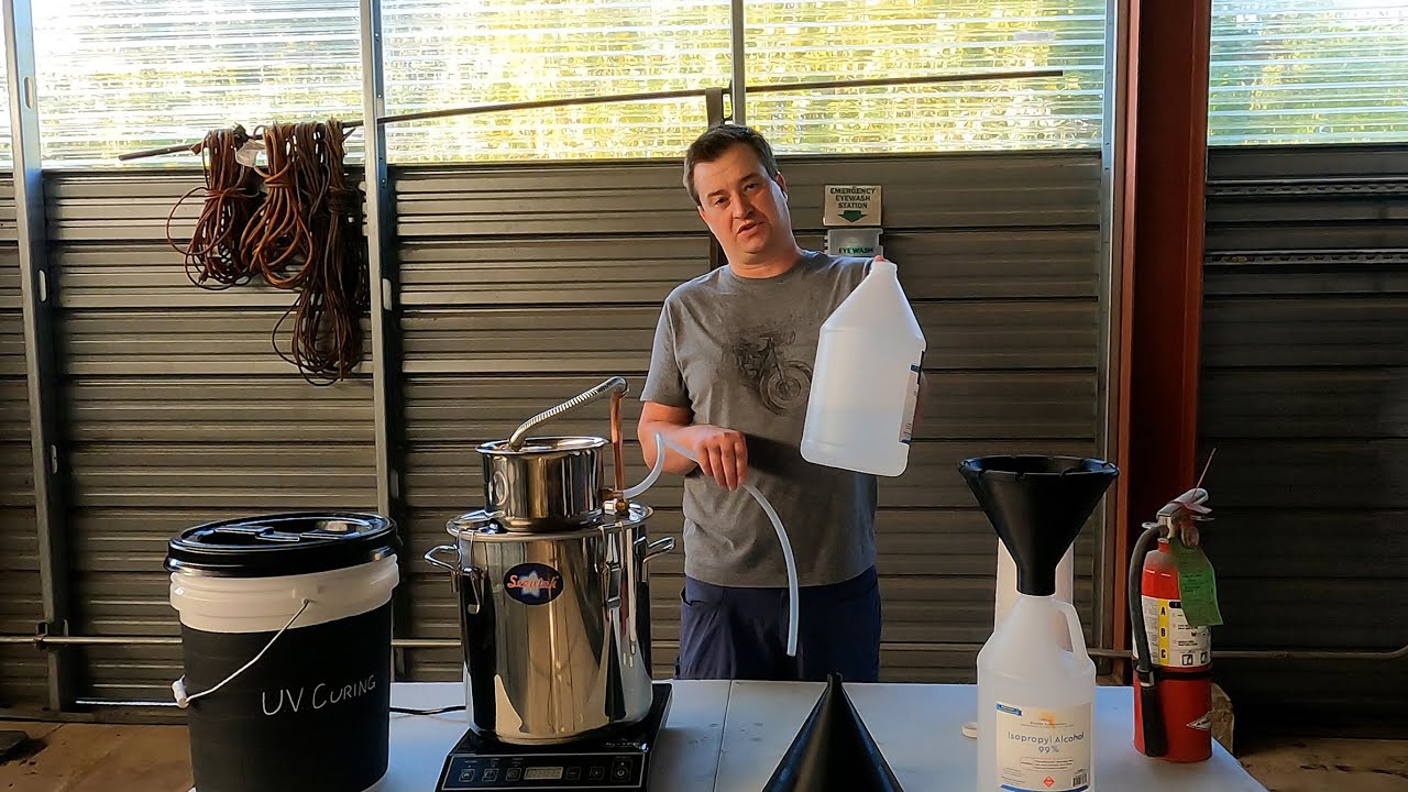 IPA Cleaning / Reclamation for Resin 3D Printing - YouTube