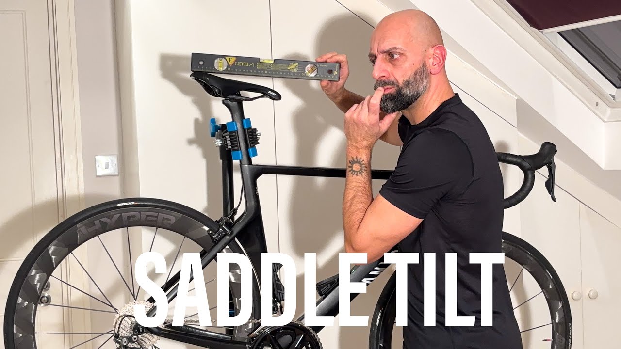 Saddle Tilt on road bike for power and comfort? - YouTube