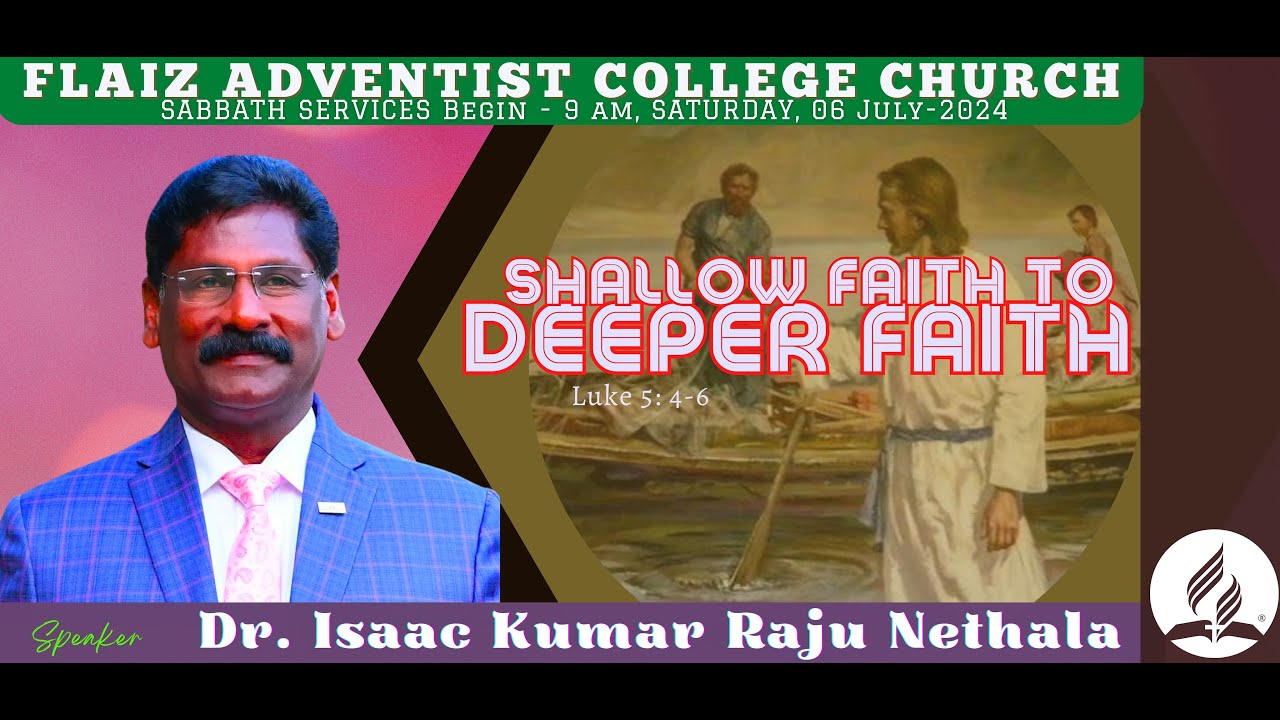 SHALLOW FAITH TO DEEPER FAITH - LUKE 5:4-6 - YouTube