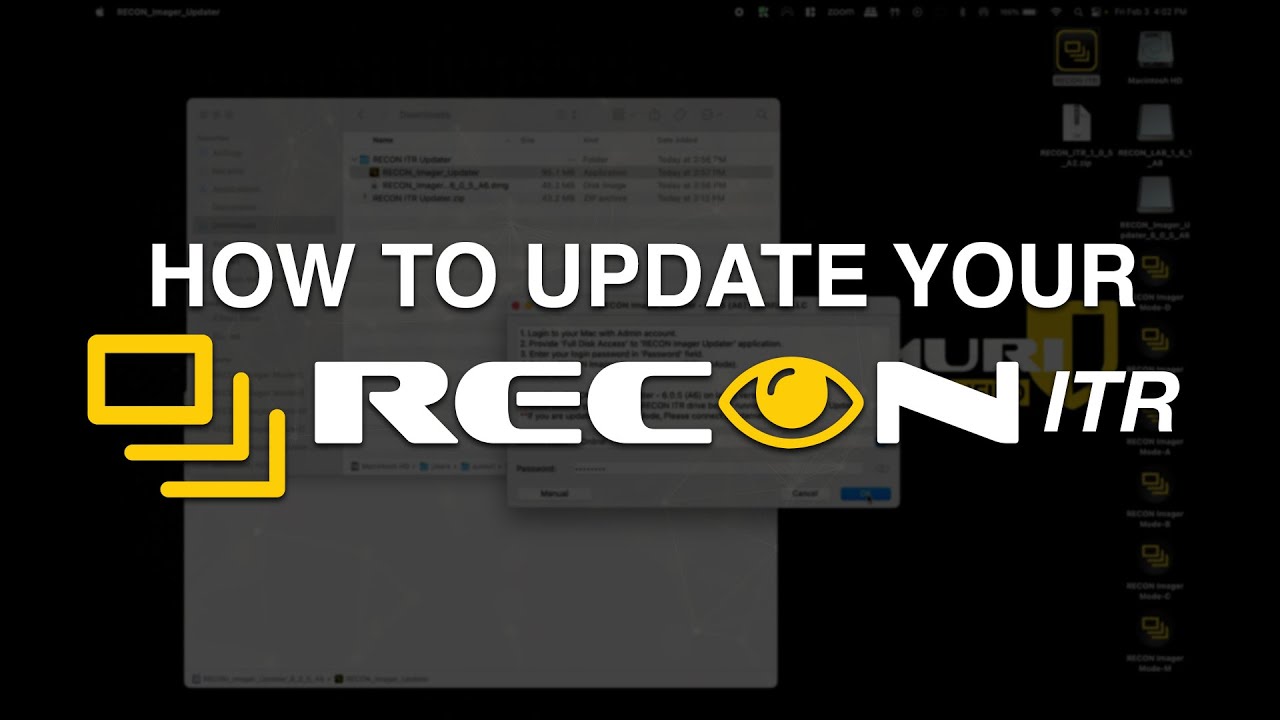 How to Update your RECON ITR - YouTube