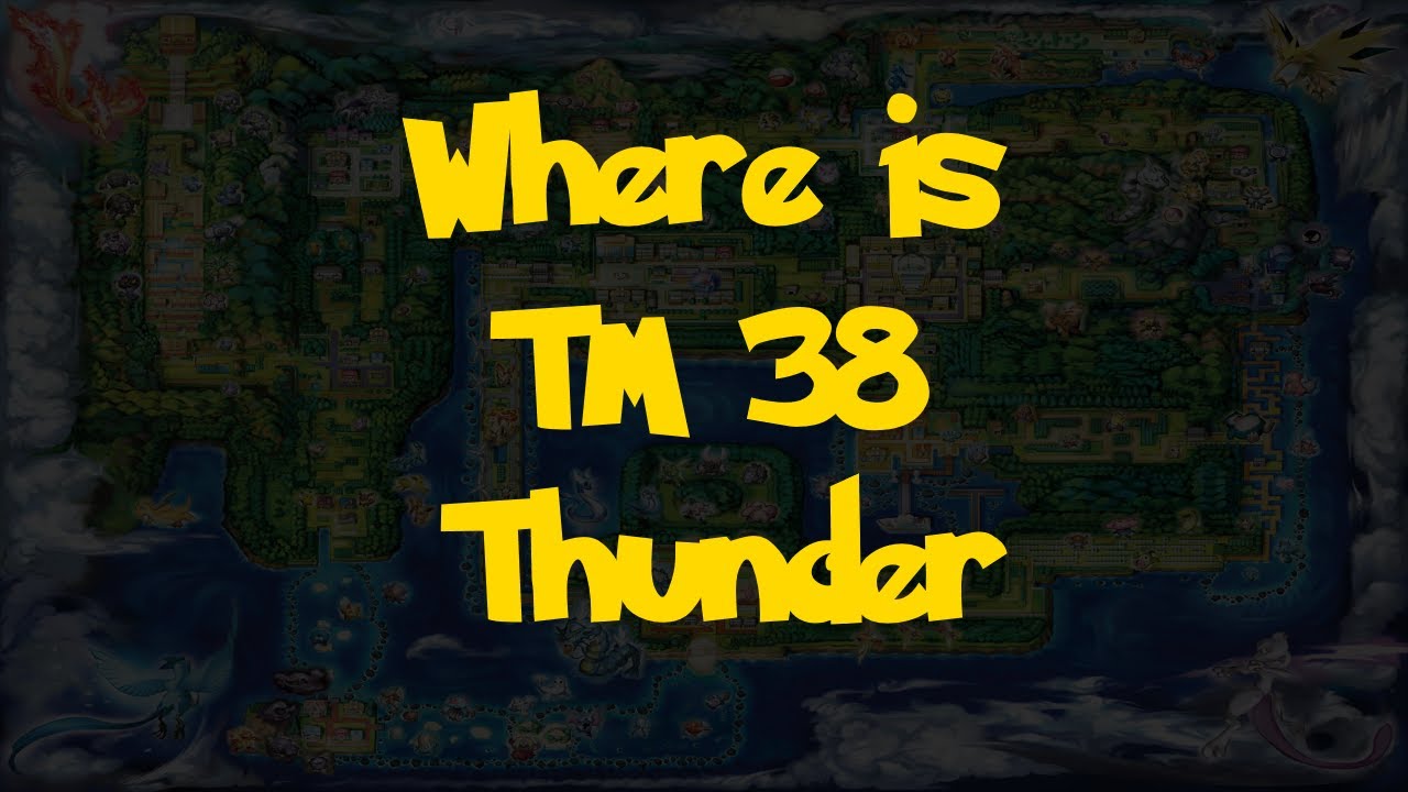 Where Is: TM 38 - Thunder (Pokemon: Let's Go, Pikachu!/Eevee!) - YouTube