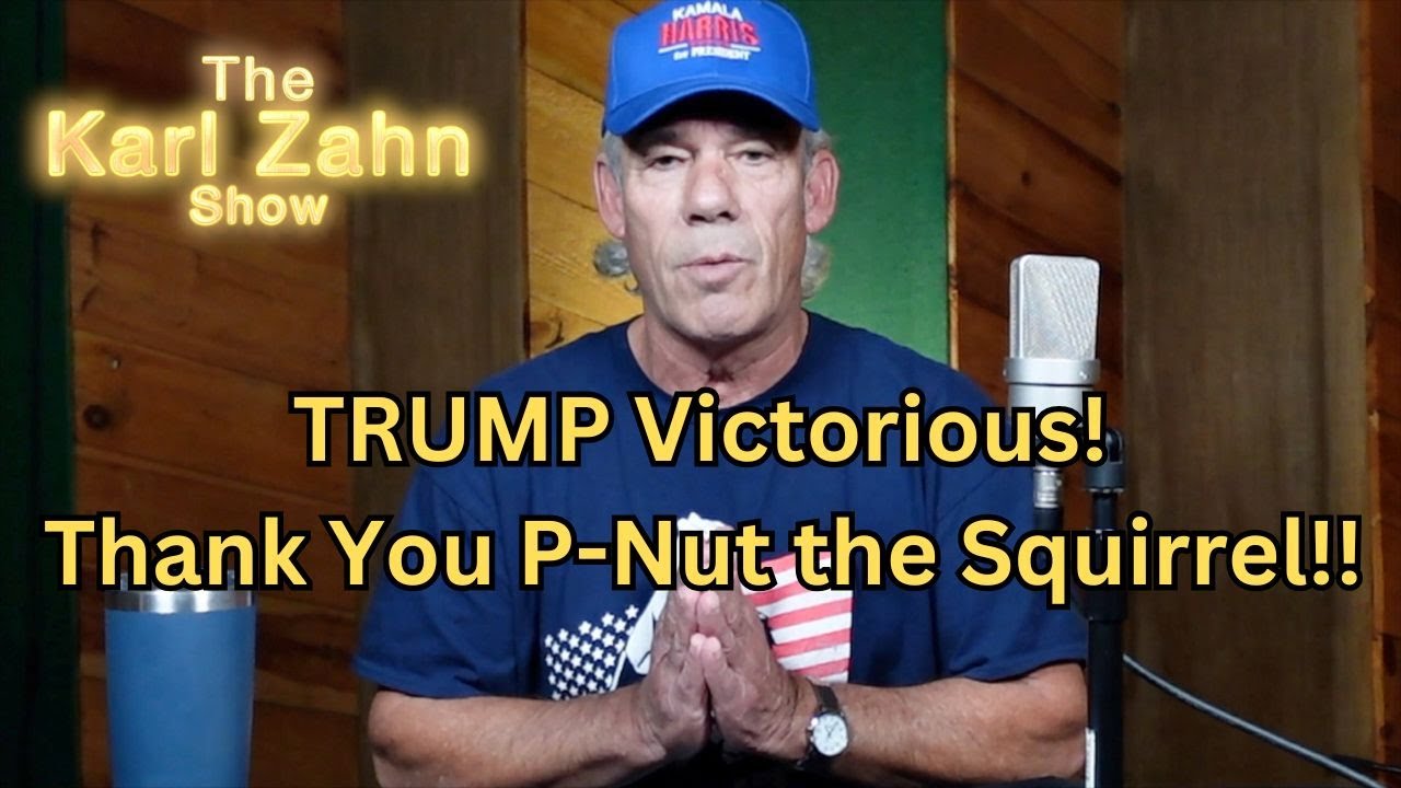 Trump Victorious!! Thank You P-Nut the Squirrel!! - YouTube