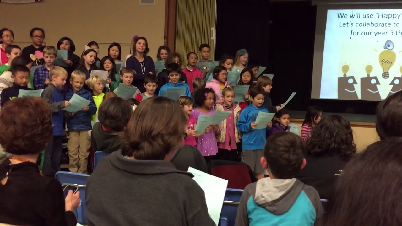 Happy - Amelia Earhart Elementary - YouTube