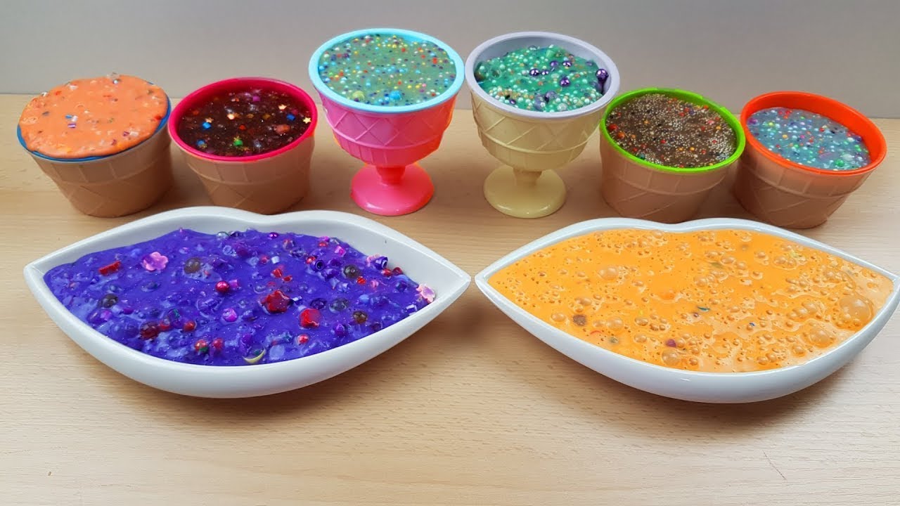 Slime Smoothie - Mixing Old Slime - YouTube