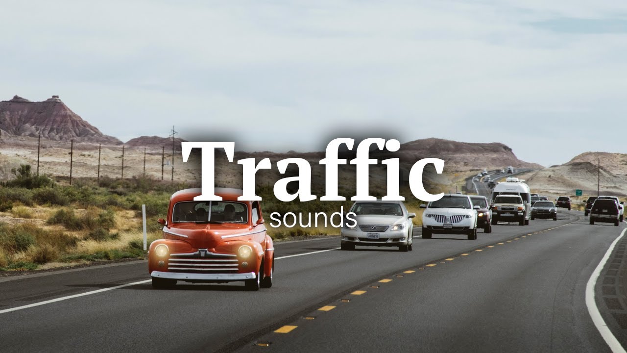 Light Highway Traffic Sounds | Fall Asleep With Sounds of Cars Passing ...