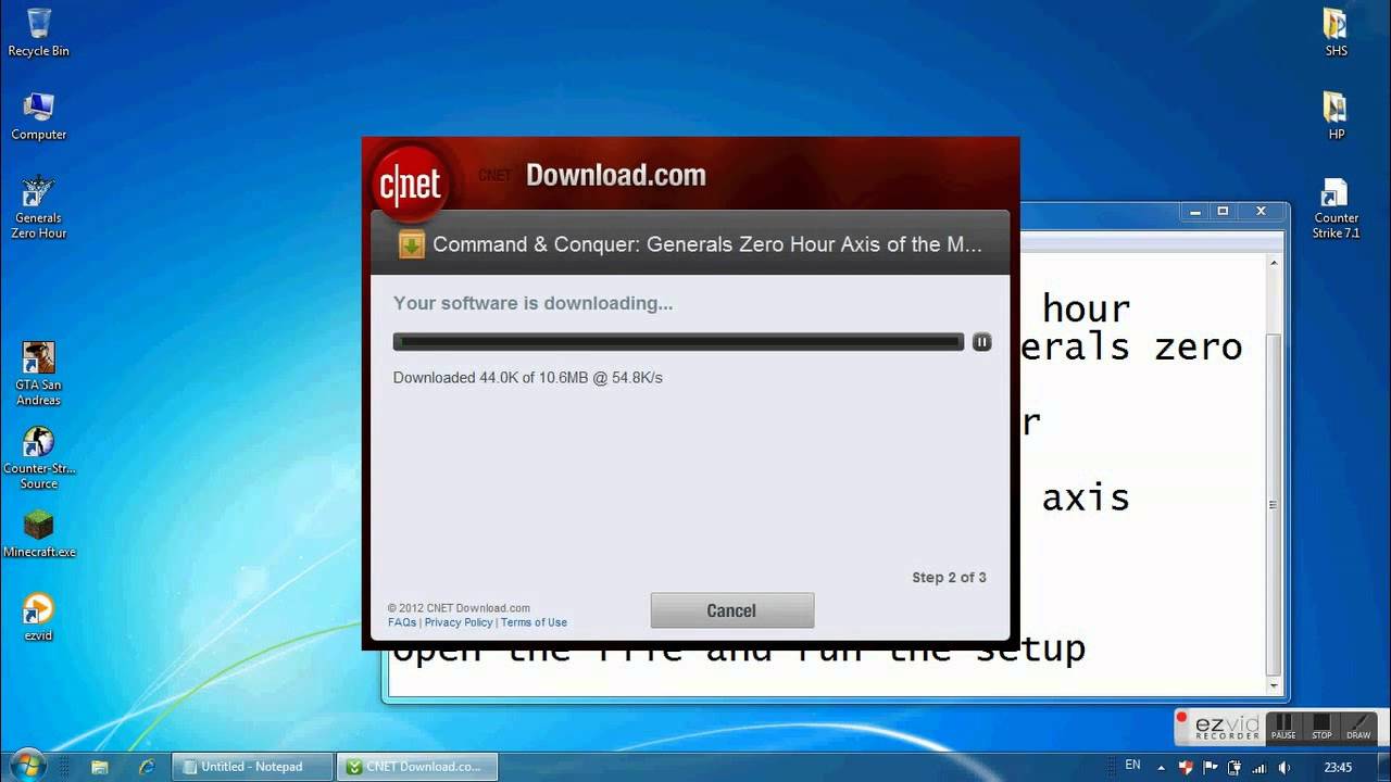 How to download generals zero hour axis matrix mod - YouTube