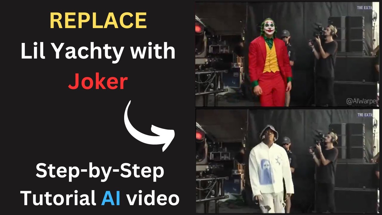 Use AI to Swap Lil Yachty with Joker in the LEGENDARY Walk-out Video ...