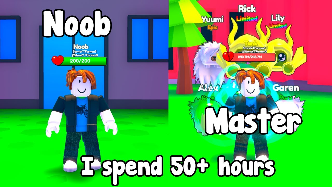 I Spent 50+ Hours To Become A Master In Strong Muscle Simulator Roblox ...