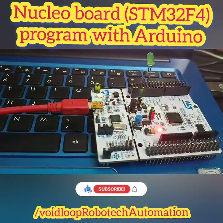 STM32F4 Nucleo board with Arduino #shorts - YouTube