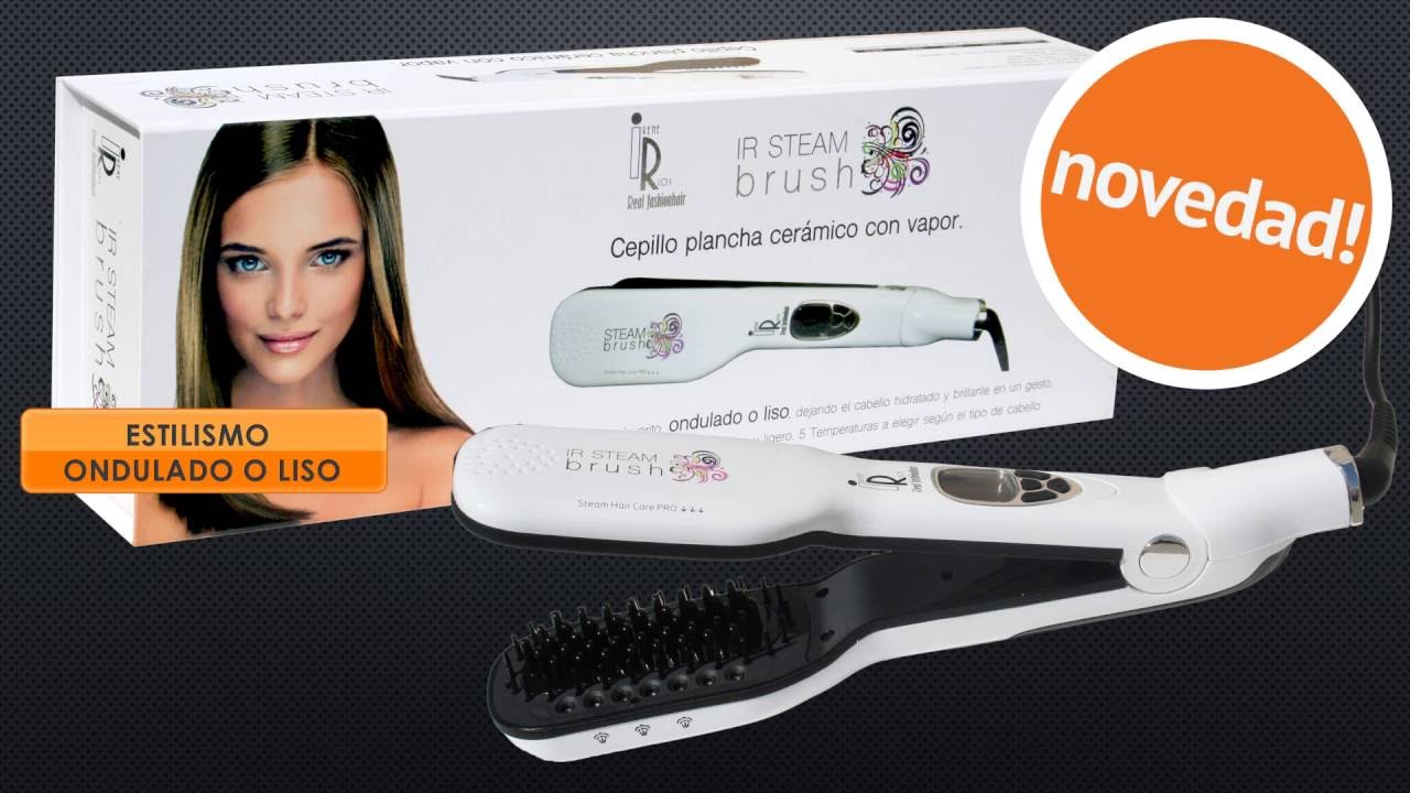 CEPILLO PLANCHA cerámico de Pelo Alisado Plancha De Vapor IRENE RIOS ...