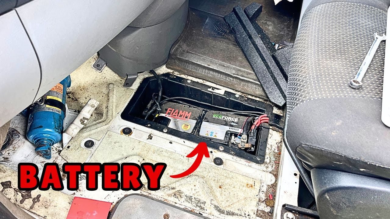 Mercedes Sprinter Battery Location and Removal Proceedure - YouTube